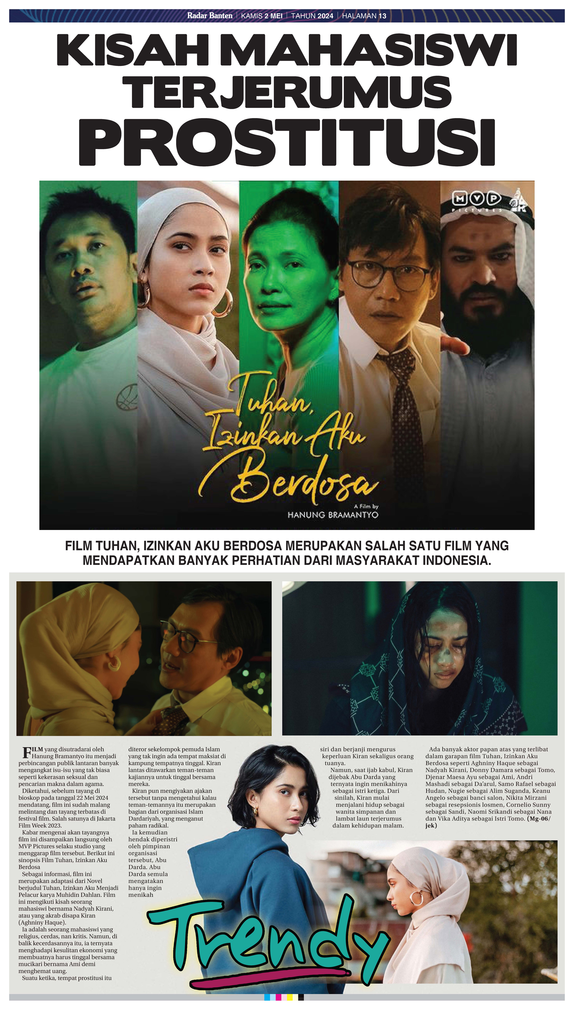 Kisah Mahasiswi Terjerumus Prostitusi - radarbanten.co.id
